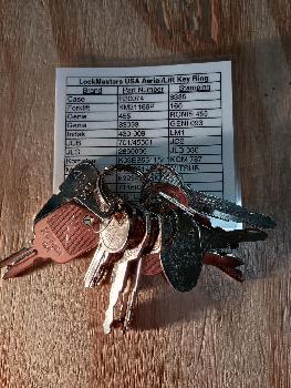 Equipment Key Rings/Key Sets | Keyed-Alike Pad locks|American PadLock ...